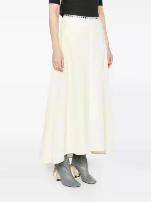 JIL SANDER Buttoned-waist Skirt - Neutrals