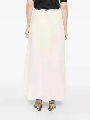 JIL SANDER Buttoned-waist Skirt - Neutrals