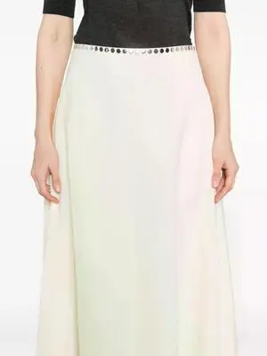 JIL SANDER Buttoned-waist Skirt - Neutrals