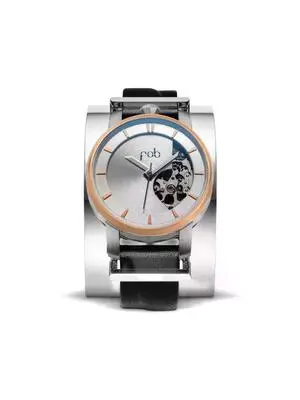 FOB PARIS Aura 36mm Watch - Silver