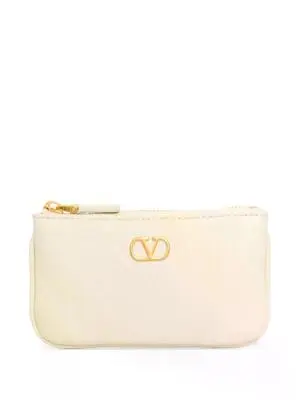 Valentino Garavani Vlogo Signature Coin Purse - Neutrals