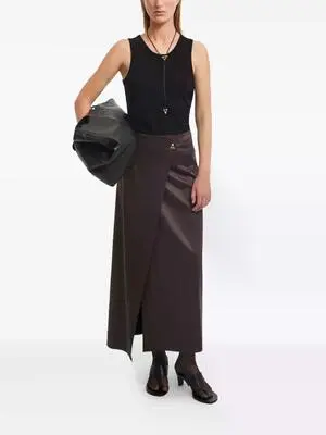 AERON Asymmetric Wrap Skirt