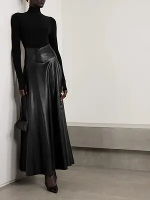 Norma Kamali Pu Maxi Skirt