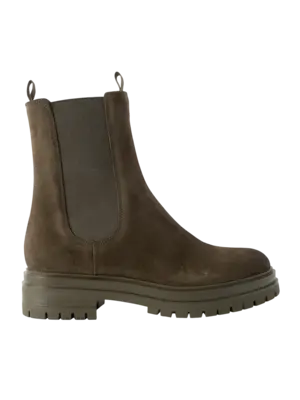 GIANVITO ROSSI Chester Suede Chelsea Boots - Green