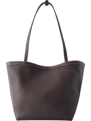 THE ROW Park Small Textured-leather Tote
