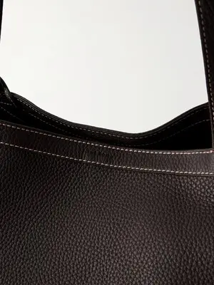THE ROW Park Small Textured-leather Tote