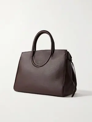 Staud Maude Textured-leather Tote