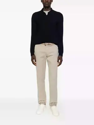 Incotex Belt Loops Trousers - Neutrals