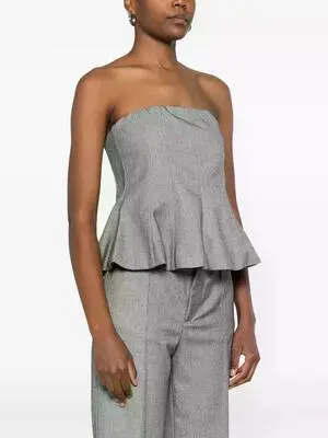 RAME Flared Strapless Top