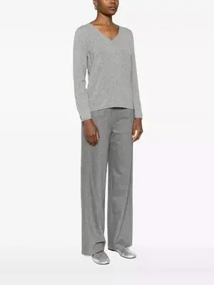 GRAN SASSO V-neck Fine Knit Sweater