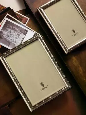 L'Objet Stars Photo Frame - Silver