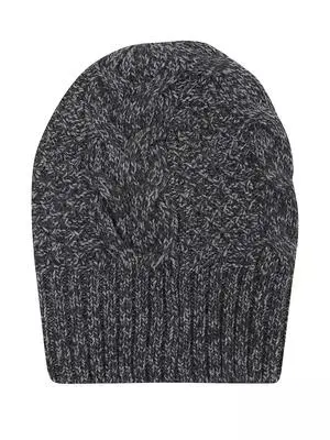 Ermanno Scervino Cable-knit Beanie - Grey