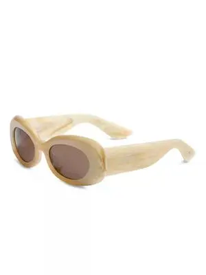 Khaite Oval-frame Sunglasses