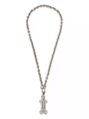 VIVIENNE WESTWOOD Bone Pendant Necklace - Silver