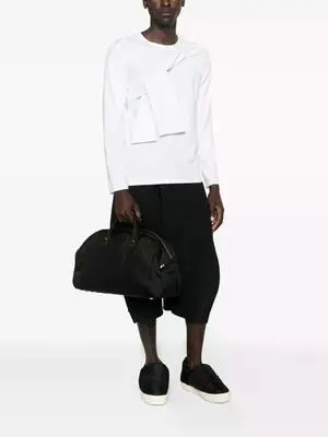 BLACK COMME DES GARÇONS Zip Padded Tote Bag