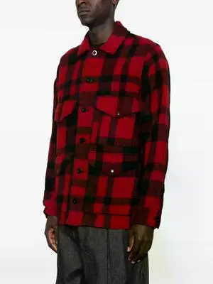 Junya Watanabe Check-print Shirt Jacket - Red