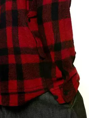Junya Watanabe Check-print Shirt Jacket - Red