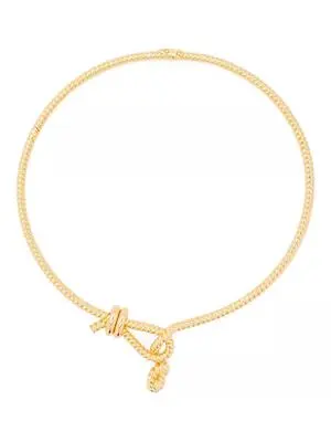 Eddie Borgo Knotted Rope Necklace - Gold