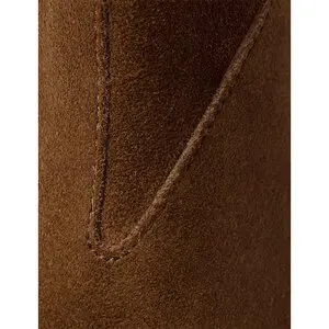 Prada Branded Suede Chelsea Boots