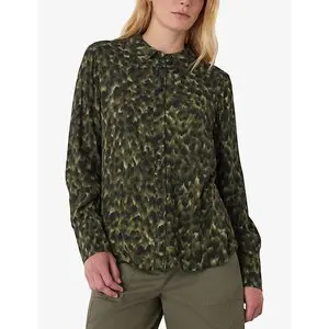 Whistles Animal-print Woven Shirt - Multi-coloured