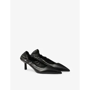 Prada Branded Leather Pumps