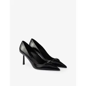 Prada Logo-plaque Leather Pumps
