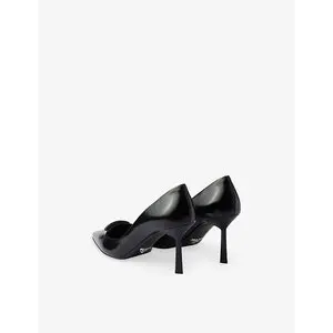 Prada Logo-plaque Leather Pumps