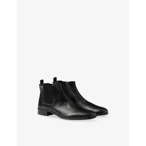 Prada Branded Leather Chelsea Boots