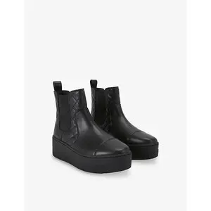 Carvela Connected Quilted Faux-leather Ankle Boots