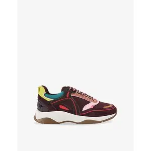 Kurt Geiger Luxe Branded Suede Trainers