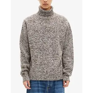 The Kooples Wool Knit Turtleneck Jumper - Beige-brown