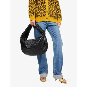 Bottega Veneta Medium Jodie Leather Top-handle Bag - Black