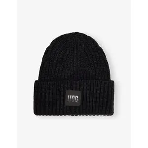 UGG Logo Knitted Beanie - Black