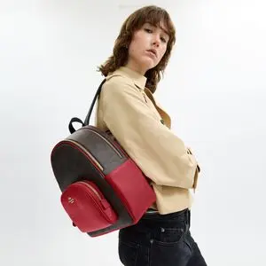 COACH® Court Backpack In Signature Canvas