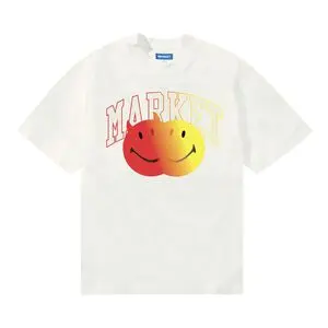 MARKET Smiley Good And Evil T-shirt - Cream