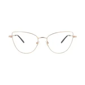 Alexander McQueen Cat Eye-frame Metal Optical Frames - Gold