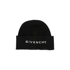 Givenchy Ribbed Embroidered Logo Beanie - Multicolor