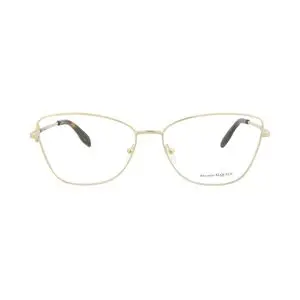 Alexander McQueen Cat Eye-frame Optical Frames - Gold