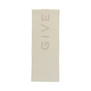 Givenchy Reversible Logo Wool Scarf - White