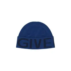 Givenchy Jacquard Logo Beanie - Blue