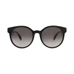 Alexander McQueen Round-frame Sunglasses - Black