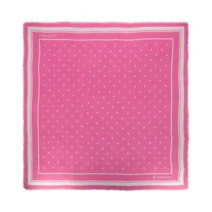 Givenchy 4g Shawl In Cashmere And Silk 'pink Ivory - Multicolor