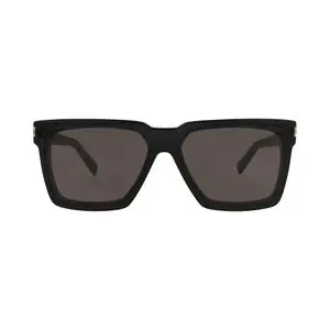 Saint Laurent Square-frame Recycled Acetate Sunglasses - Black