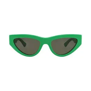 Bottega Veneta Cat Eye-frame Acetate Sunglasses - Green