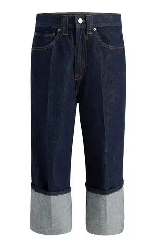 Khaite Boyle Cuffed Capri Jeans