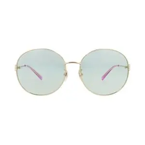Gucci Round-frame Metal Sunglasses - Gold