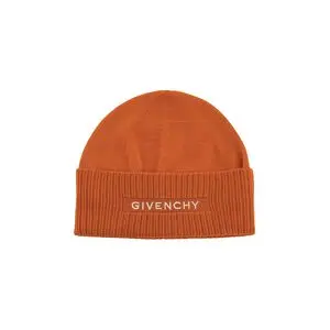 Givenchy Ribbed Embroidered Logo Beanie - Multicolor