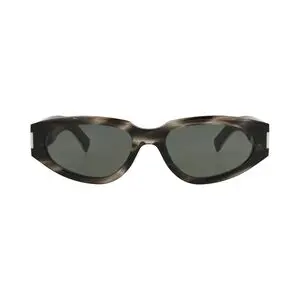 Saint Laurent Round-frame Recycled Acetate Sunglasses - Multicolor