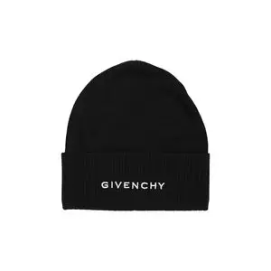 Givenchy Ribbed Embroidered Logo Beanie - Multicolor