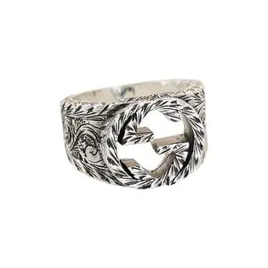 Gucci Interlocking G Paisley Ring